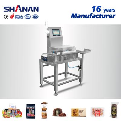 China Automatic Check Weigher Check Weigher Machine Small Weight Check Machine Checkweigher Price with Mettler Toledo Load Cell for Food Packed in Sachet for sale