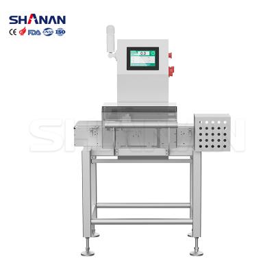 China High Accuracy Range Conveyor Weight Checker With Control System Of High Speed A/Dsampling Controller for sale