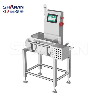 China High Accuracy Range Conveyor Weight Checker With Control System Of High Speed A/Dsampling Controller for sale