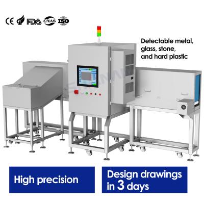 China Industrial food X Ray Inspection detector Machine System conveyor  Mirror SUS304 for sale