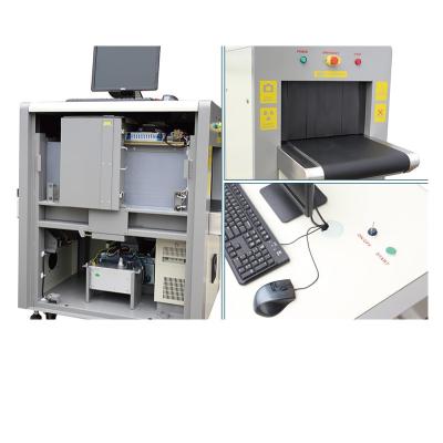 China Detection Image Portable X Ray Baggage Scanner 8 Mm Penetration 24Bit True Color Display for sale