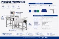 China High Speed Dynamic Conveyor Weight Checker Machine  digital signal processing for sale