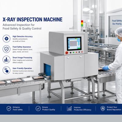 China Food X Ray Machine equipped with touch screen interface and self learning parameters to deliver food control and inspection for sale