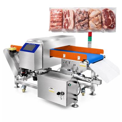 China High Sensitivity Metal Detection Machine With Conveyor For Meat Beef Frozen Food Factory Inspection Equipment for sale
