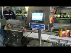 Conveyor Weight Checker With Reject System Utomatic Weight Checker Conveyor Dynamic Food Bottle