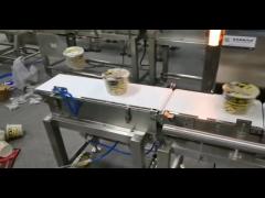 Air Jet Blast Rejector Automatic Metal Detector For Frozen Food Processing Industry