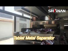 high sensitivity food metal detector meat frozen stainless steel residue detector conveyorised metal