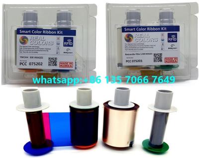 China Compatible 075202 YMCKH & 075203 Retransfer Film Indonesia E-KTP for sale