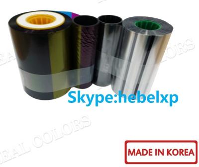 China Compatible Ribbon CY-340-100 YMCK & CY-3RA-100 Film For JVC CX7000 Card Printer for sale