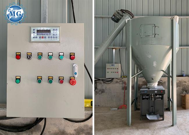 Automatic simple dry mortar plant