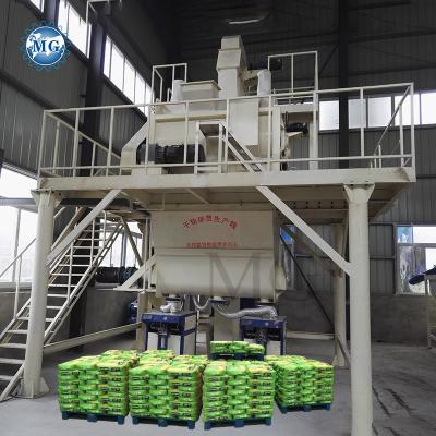 Китай 49КВт Энергосберегающее сухое растворное смешивающее предприятие Стенная штукатурка штукатурка отливка покрытие песка цементный смеситель плитки клеевой клей Машина для изготовления клей продается