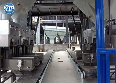 China PLC, der trockene Mörser-Mischer-Maschine mit Ventil-Verpackung mischt zu verkaufen