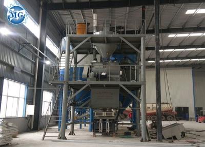 China 10-30T/H Dry Mortar Wall Putty Production Line Manufacture Plant for sale