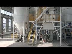 Economia de energia automática completa da eficiência elevada da planta do almofariz da mistura seca da planta da mistura seca