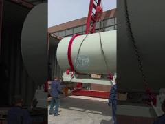 5-10T/H無水ケイ酸の回転式ドラム砂のより乾燥した機械はイタリアのオリジナル バーナーによって装備する