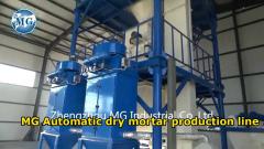 Kosovo 10-12 T/H automatic dry mortar production line