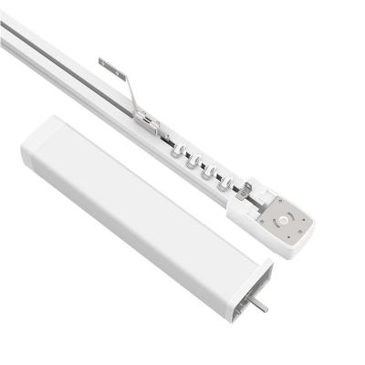 China Dispositivo elegante motorizado blanco del hogar eléctrico de la cortina TUYA del motor elegante teledirigido de la cortina de Wifi en venta