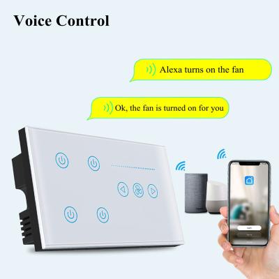 Китай Радиотелеграфа переключателя дома 220V WiFi переключатель стены Tuya света СИД умного удаленный продается