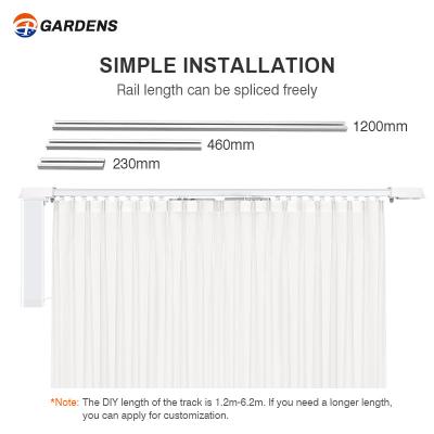 Cina Google Home Alexa Remote Control Smart Automatic Curtain Electric Motorized Tuya Wifi Curtain MotorPopular in vendita