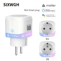 China 230V Matter Compatible Devices Smart Plug 16A EU Socket Wi Fi Protocol for sale