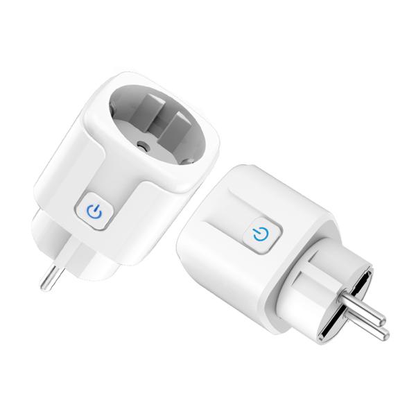Quality Custom Smart Wiring Devices Zigbee Dimmer Plug Energy Monitor EU Schuko Sockets for sale