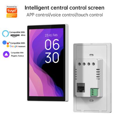 China 4 Inch HD IPS Smart Home Control Panel ZigBee 3.0 Gateway Video Intercom Hub for sale
