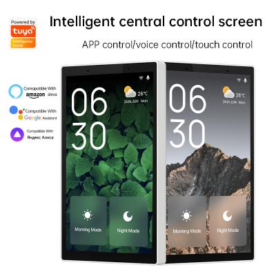 China Custom Home Touch Screen Control 4inch Zigbee Wall Panel For Video Doorbell Monitoring for sale