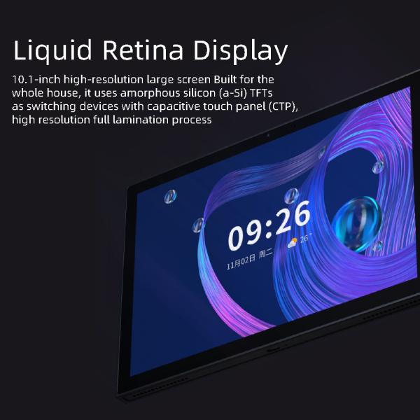 Quality MAX ZigBee Gateway Smart Home Panel Retina Display 10.1 Inch With 5MP HD Camera for sale