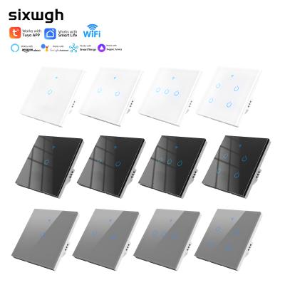 China Universal Wiring 220V Smart Switch Home Light Control WiFi Control 1000W for sale