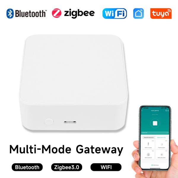 Quality Tuya Smart Wireless Gateway Zigbee Home Automation Hub Alexa & Google Home Voice Control for sale