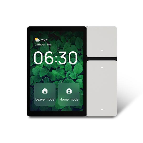 Quality IR Blaster Smart Home Control Panel Tuya Touch Screen With 3 Gang Switch For House Automation for sale