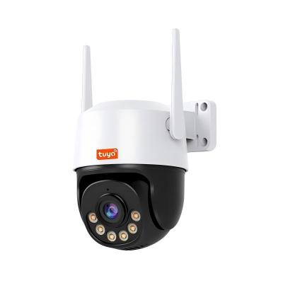 China Tuya 4MP CCTV Auto Tracking PTZ Camera H.265X For Outdoor Security for sale