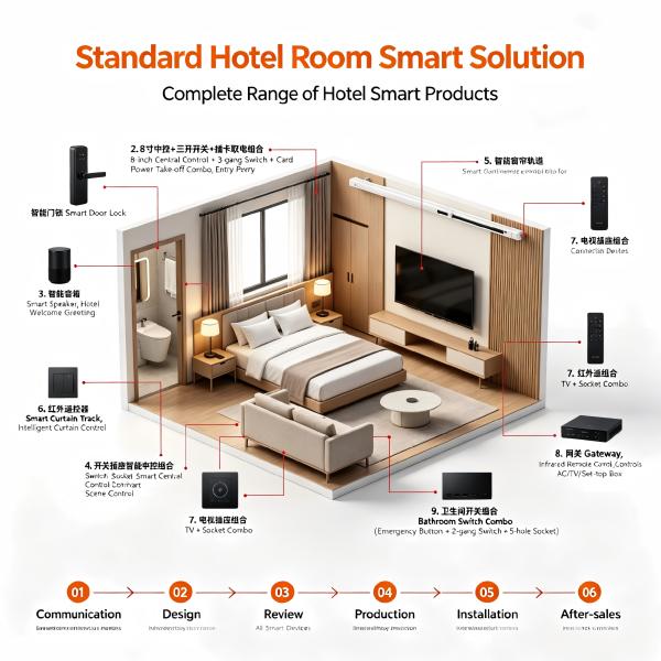 Quality Flame‑retardant, 3C Certified Smart Switch for Hotel/Home – Intelligent Control for sale