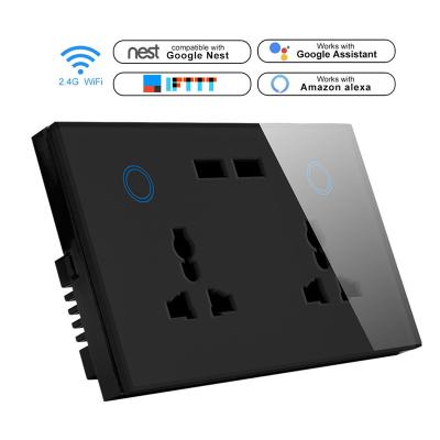 China 802.11bgn Smart Plug Socket SmartLife Wifi Smart Touch Switch for sale