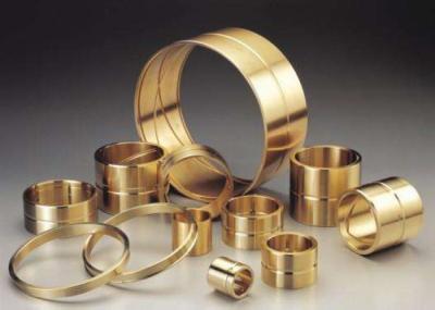 China High Strength Bronze Alloy Flanged Sleeve Bearing For Injection Molders for sale