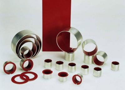 China Selbst, der Lager-kohlenstoffarmen Stahl + poröse Bronze + rotes PTFE schmiert zu verkaufen