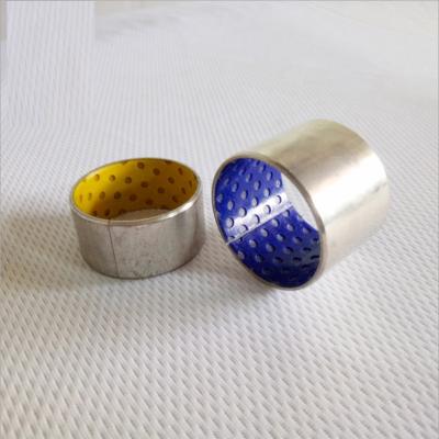 China Blaue POM Coated Oil Grease Lubricated-Metallpolymer-Gleitlager zu verkaufen