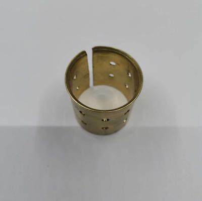 Cina CuZn31Si H68 ha avvolto la boccola bronzea 46*42*72.5mm con la flangia in vendita