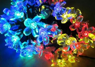 China Waterproof Solar LED String Lights , 6.8m 50LED Solar Fairy String Lights For Party for sale