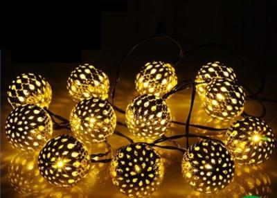 China Multicolor / Purple Solar Powered Lantern String Lights Steady On / Flash Mode for sale