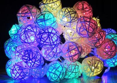 China Colorful Solar Lantern String Lights Outdoor / Indoor Use Waterproof 20 Ft Long for sale