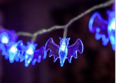 China Bat Solar LED String Lights , 6M Halloween Decorative Solar String Lights for sale