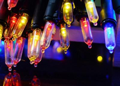 China 11M Solar LED String Lights , Warm White / Blue Solar Christmas String Lights for sale