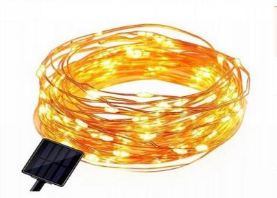 China Durable Solar Powered LED Fairy String Lights Dustproof With AA Battery Inside for sale