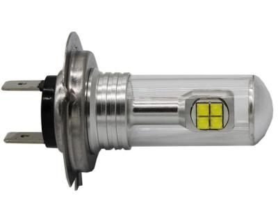 China LED H7 Fog Light Bulb Xenon White / Yellow 40 Watt 12v - 24v 74mm Length for sale