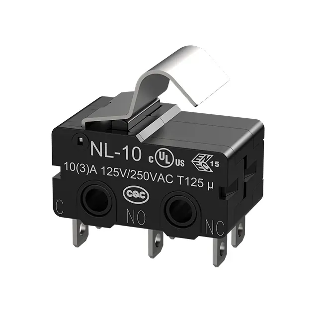 NNC Microswitch NL-10W55-F2-SZ Double-group terminals 10A with simulated roller lever