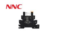China NNC Relay Socket P41F05-E-24V 8A Guide rail mounting type suitable for NNC41 slim relay for sale