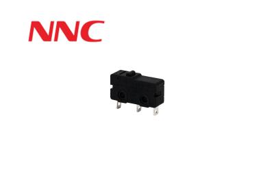 China NNC Push Button Microswitch NS-5D1P with left bend Terminal Pin Plunger Microswitch for sale