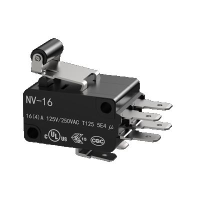 China Microinterruptor NNC a prueba de agua serie NV con diferentes tipos de palanca Interruptor de alta velocidad y precisión para automatización industrial en venta