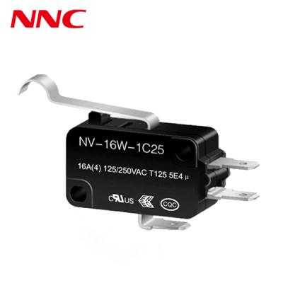 China Microinterruptor NNC a prueba de agua serie NV con diferentes tipos de palanca Interruptor de alta velocidad y precisión para automatización industrial en venta